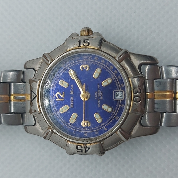 Hugo Max | Accessories | Vintage Hugo Max 8k Gold Plated Ladies Watch ...